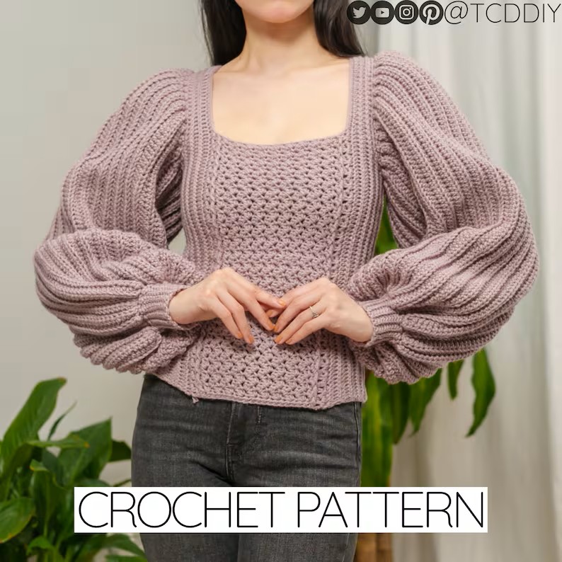 The Ultimate Guide to Crochet Necklines: Shapes, Construction, and ...