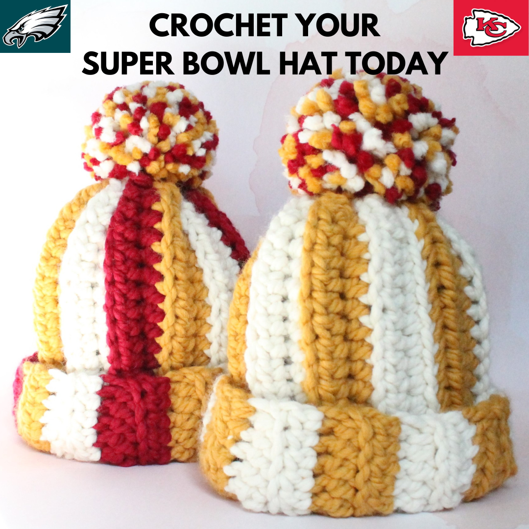 Time to Crochet Your Super Bowl Hat!